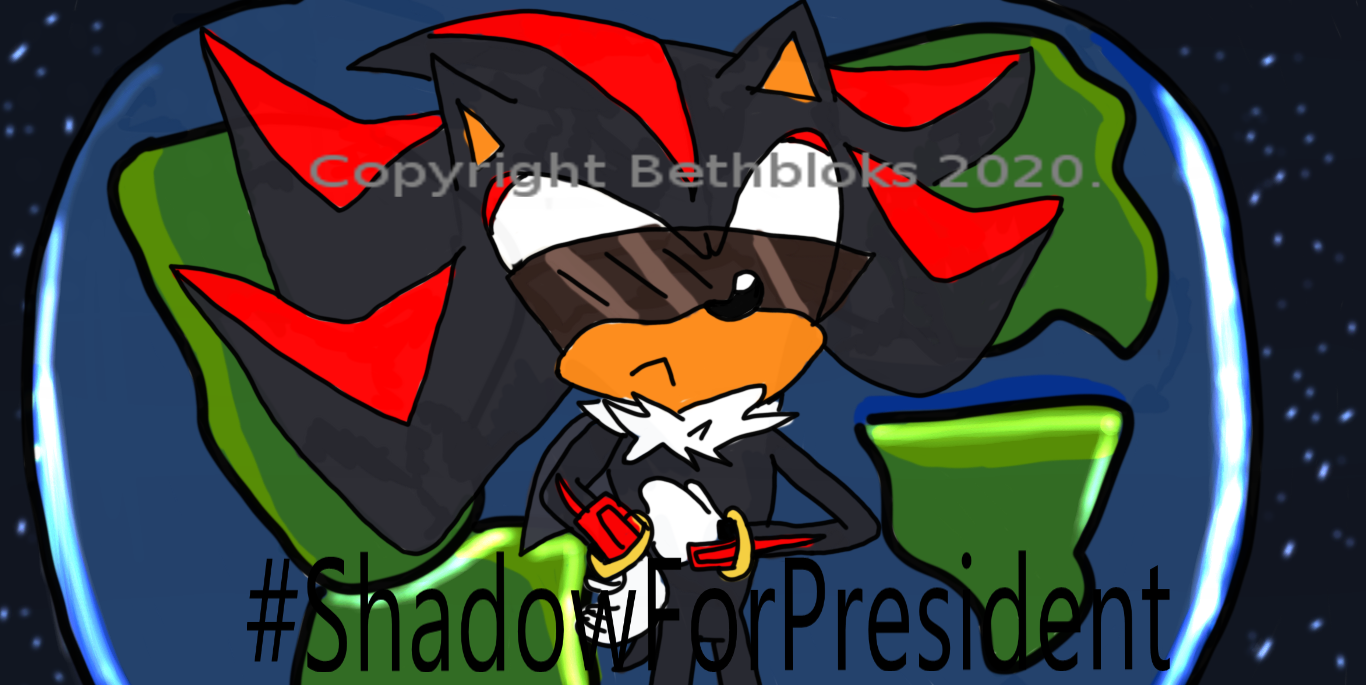 #Shadowforpresident (Sonic the Hedgehog Fan Art) | Tomboyhns Productions