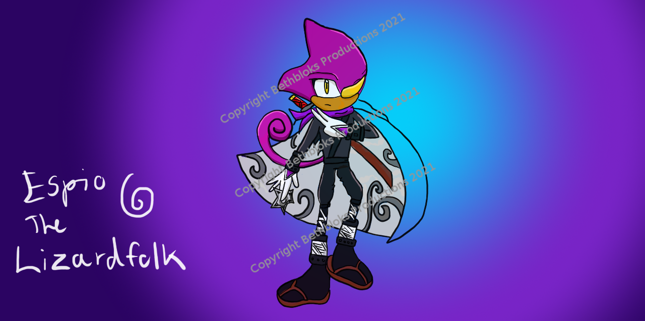 (V2) Espio the Lizardfolk Inquisitive Rogue | Sonic Dnd Cast ...